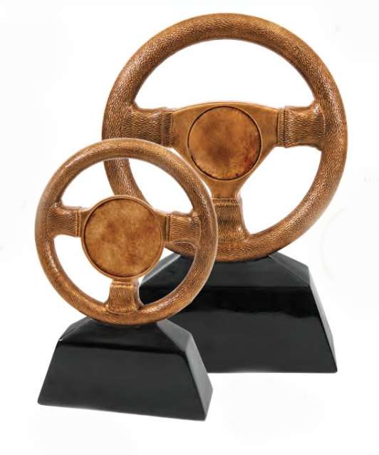 Personalized Steering Wheel Trophy - Engraved Racing Award - 7 or 10 ...
